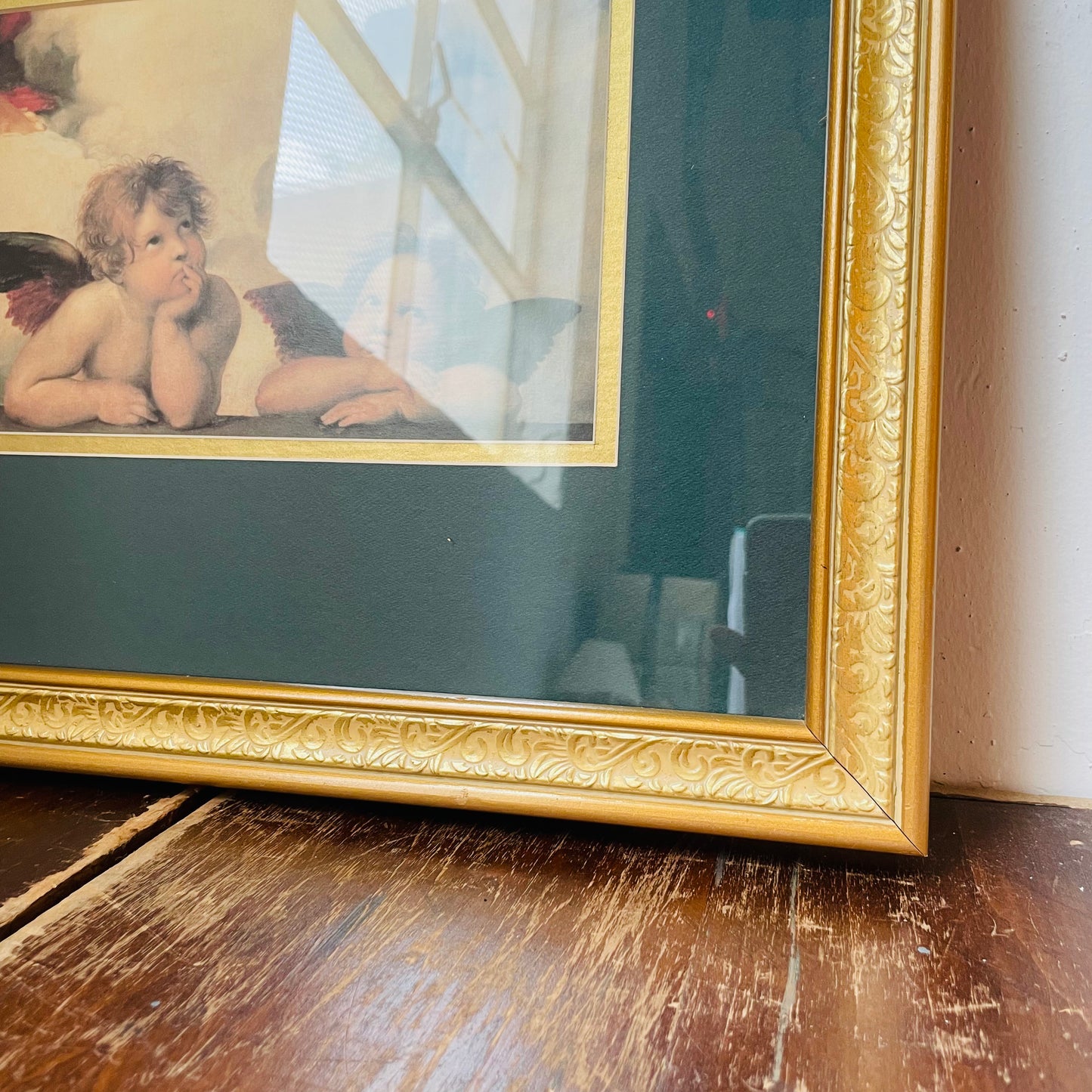 Raphael Cherubs in Gold Frame with Matting- Vintage – Sugartown Mercantile