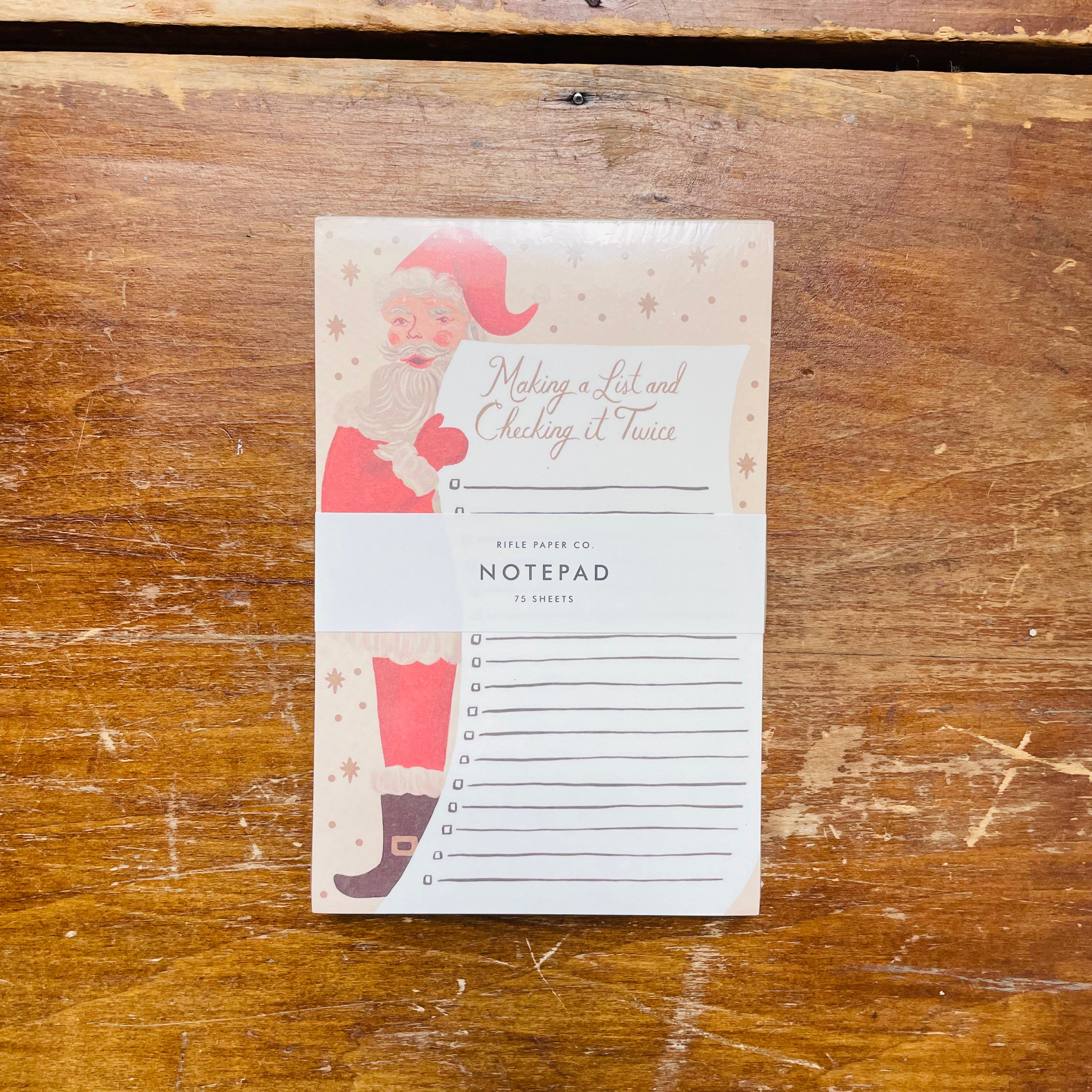 Santa's List Notepad – Sugartown Mercantile