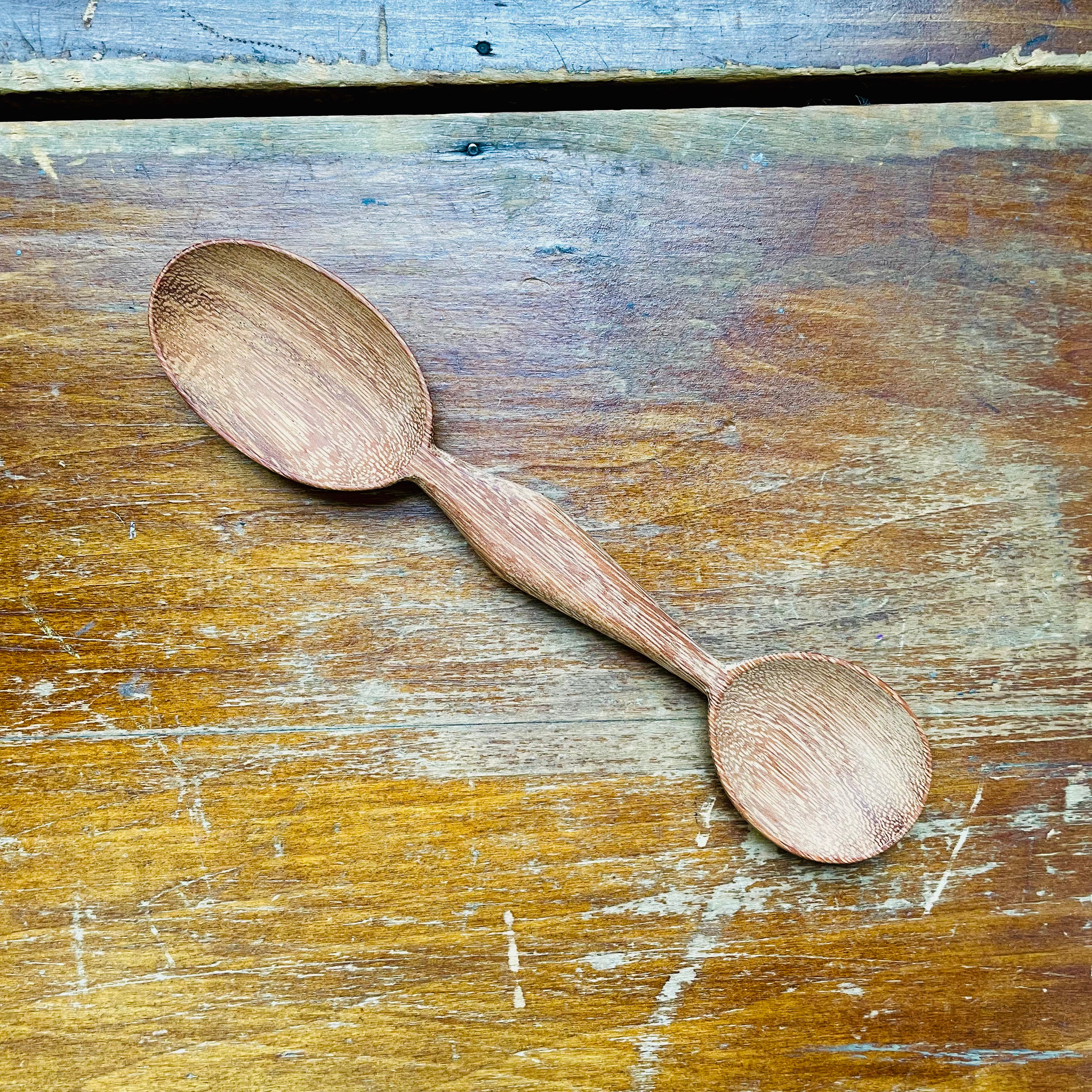 Hand-Carved 2-Sided Doussie Wood Spoon – Sugartown Mercantile